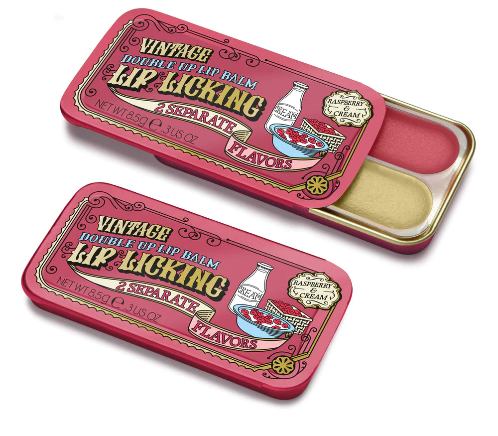 Double Up Lip Licking Flavored Lip Balm - Raspberry & Cream – Aimaleigh ...