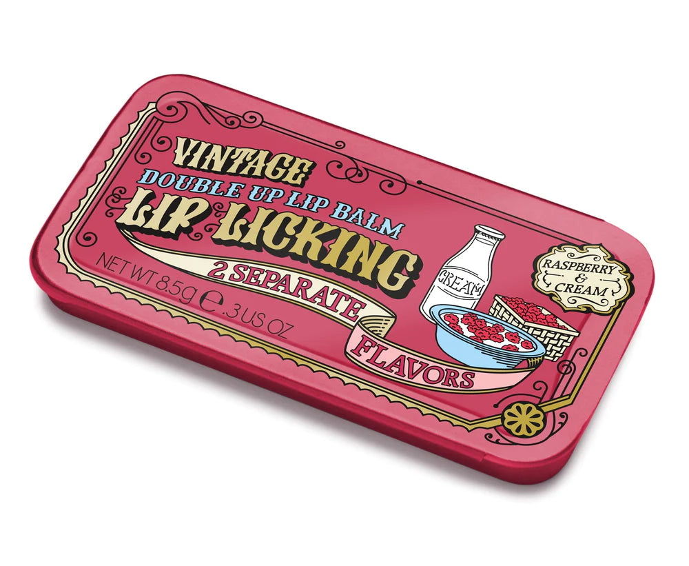 Double Up Lip Licking Flavored Lip Balm - Raspberry & Cream – Aimaleigh ...